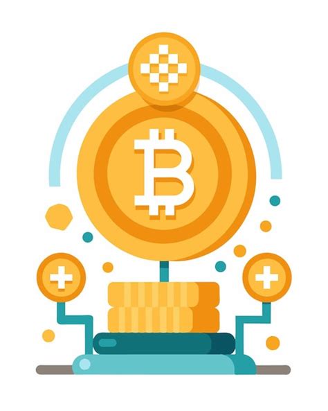 Premium Vector Modern Cryptocurrency Icons On White Background