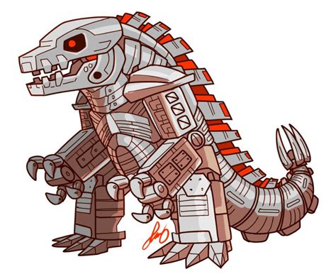 Chibi Mechagodzilla 2021 By Pyrasterran On Deviantart