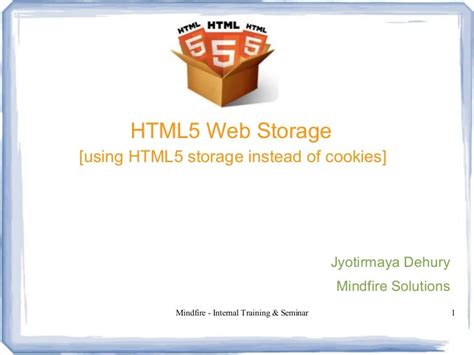 Html5 Web Storage