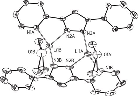Molecular Structure And Numbering Scheme Of Dinuclear [ Thf Li Pz ] 2