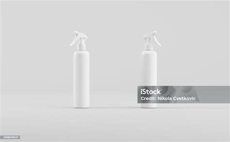 흰색 플라스틱 트리거 스프레이 병 모형 3d 일러스트레이션 공란에 대한 스톡 사진 및 기타 이미지 공란 병 뿌림 Istock