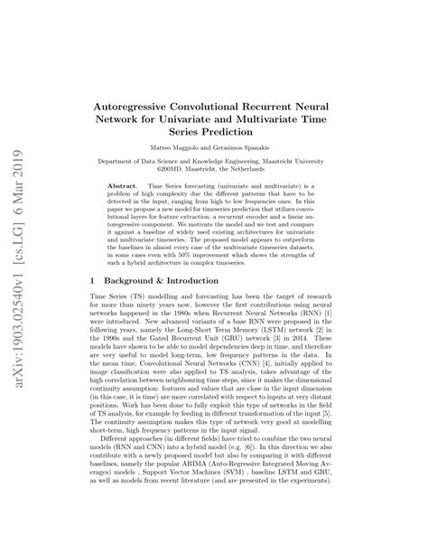 pdf autoregressive convolutional recurrent neural network for