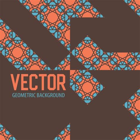 Premium Vector Geometric Tiles Decoration Background