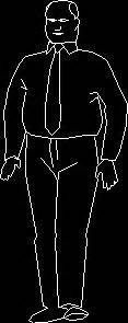 Man DWG Block For AutoCAD Designs CAD