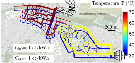 Optimal Heat Network Topology Here Both Feed Top And Return Pipes