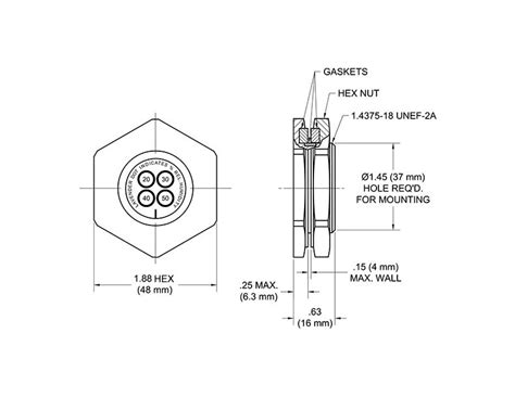 Ta346 2345s Humidity Indicator Plug Agm Container Controls