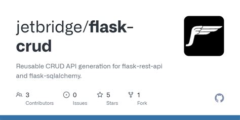 GitHub Jetbridge Flask Crud Reusable CRUD API Generation For Flask Rest Api And Flask Sqlalchemy