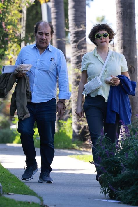 Alia Shawkat Out For Lunch With Her Father Tony At All Time Restaurant