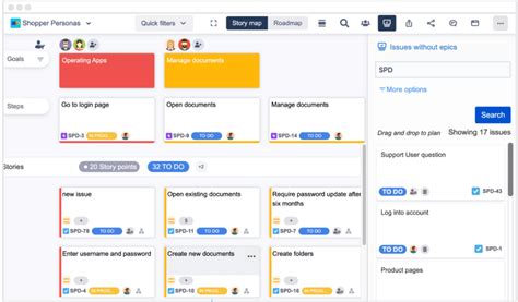 user story map for jira productgo