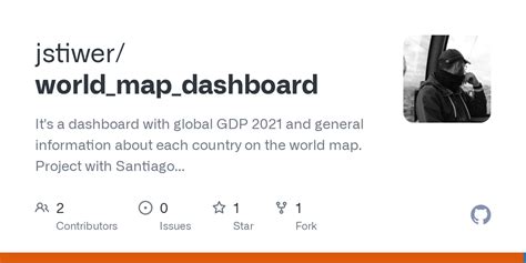 Github Jstiwerworldmapdashboard Its A Dashboard With Global Gdp