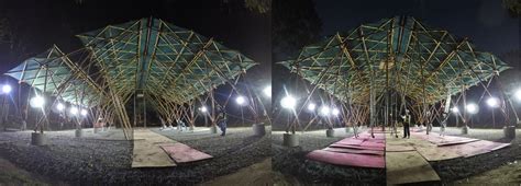 Gallery Of Deployable Bamboo Structure Pavilion Bambutec Design 26