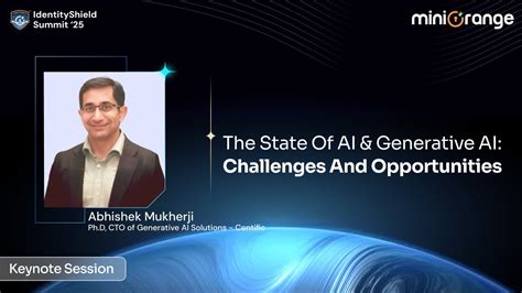 State Of Ai And Generative Ai By Mr Abhishek Mukherji Identityshield