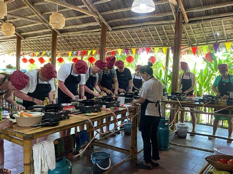 Vietnamese Cooking Class Market Tour And Coconut Forest Basket Boat Klook