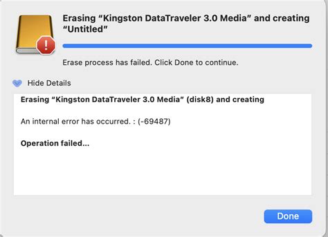 Issue Recognizingformatting Usb Rmacos