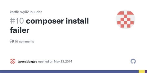 Composer Install Failer Issue Kartik V Yii Builder GitHub