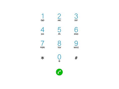 Vector Illustration Of A Flat Design Keypad Interface With Number Icons Vector New Isolated