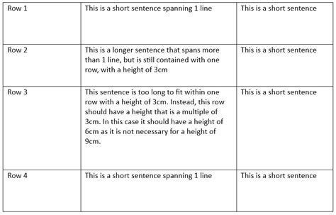 Tabularx Table With Height An Exact Multiple Of Constant Tex