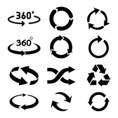 Premium Vector Arrow Icons Set Design For Templates