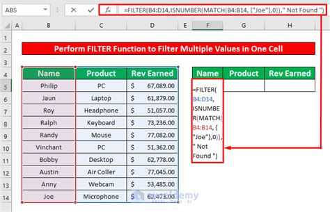 How To Filter Multiple Values In One Cell In Excel 4 Methods ExcelDemy