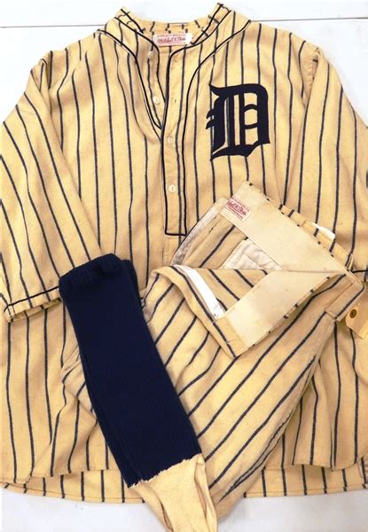 Lot Detail Cobb Movie Worn Detroit Tigers Uniform