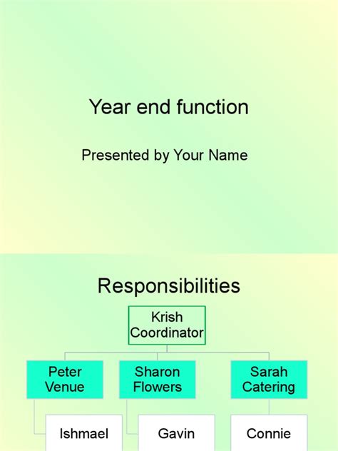 Year End Function Pdf