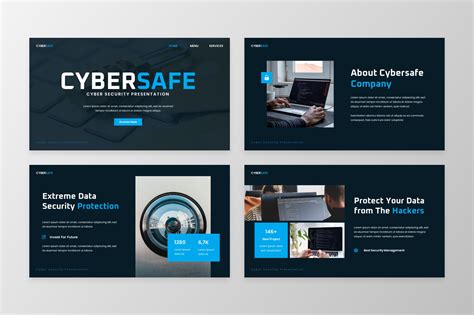 Cybersafe Cyber Security Powerpoint Template Presentation Templates