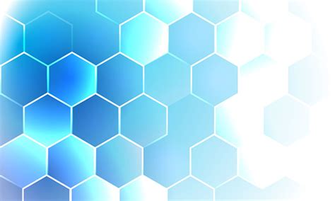 벡터 육각형 패턴 간단한 육각형 요소와 기하학적 추상적 배경 의료 기술 또는 과학 디자인 그림 배경 주제에 대한 스톡 벡터 아트