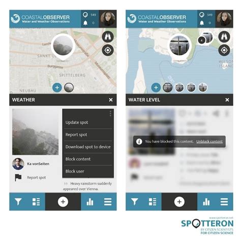 Blocking Content In Citizen Science Apps On The Spotteron Platform