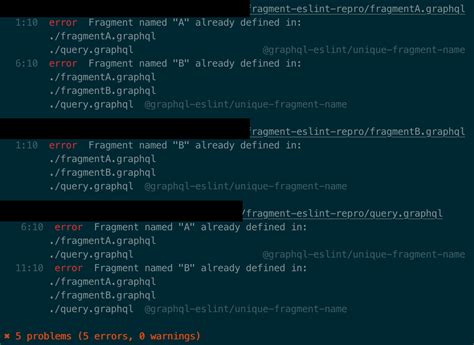 nested imported fragments can give false positives on unique fragment