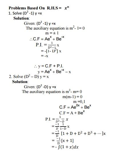 Ordinary Differential Equations