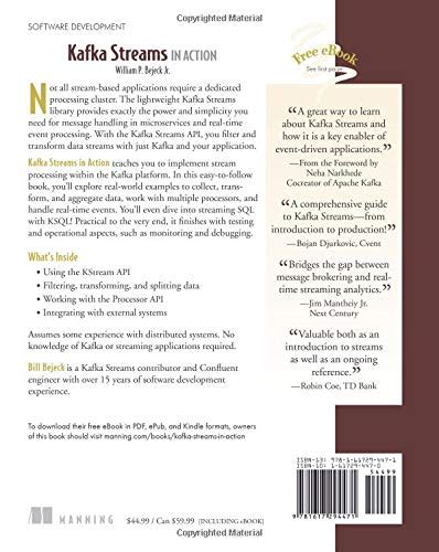 Kafka Streams In Action Real Time Apps And Microservices With The Kafka Streams Api