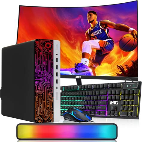 Amazon Com Dell Gaming OptiPlex Desktop RGB Computer PC Intel Core I7 AMD RX 550 4GB GDDR5