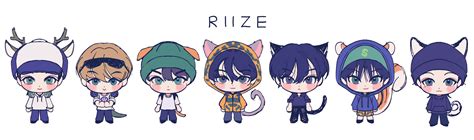 Riize Fanart Chibi Drawings Cute Doodle Art Anime Pixel Art