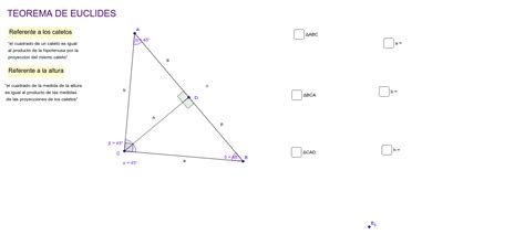 Teorema De Euclides