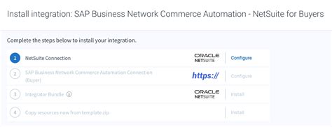 Install The SAP Business Network Commerce Automation NetSuite