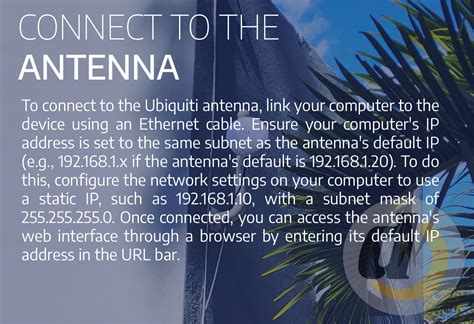 Ubiquiti Antenna Configuration Dicsan Technology