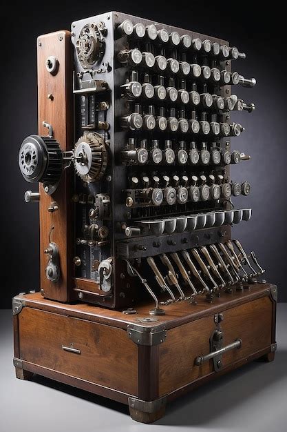 Premium Photo Title Enigma Machine Cryptographic Military Tool