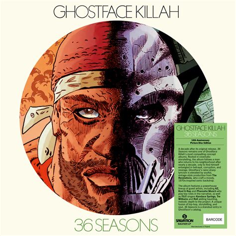 Ghostface Killah 36 Seasons 10th Anniversary Edition Picture Disc