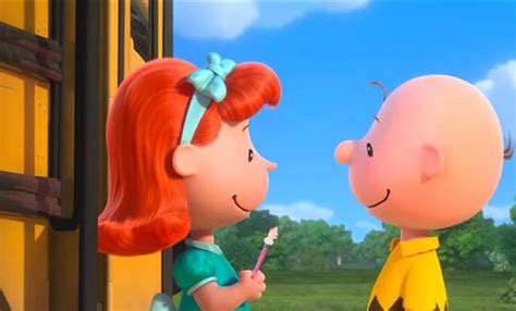 The Little Red Haired Girl And Charlie Brown Charlie Brown And Snoopy