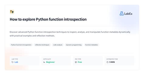 How To Explore Python Function Introspection Labex
