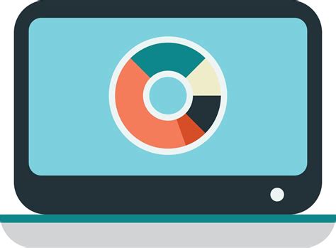 Laptop And Synchronization Illustration In Minimal Style 13972523 Vector Art At Vecteezy