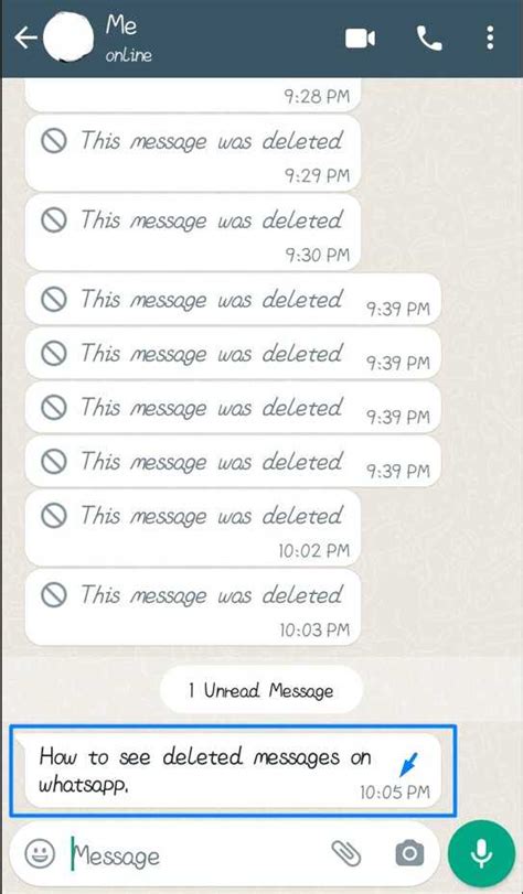 How To See Deleted Messages On WhatsApp