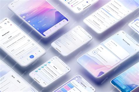 Gradient Ui Kit For Apps Premium Ai Generated Image