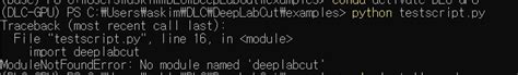 typeerror when running testscript py · issue 1265 · deeplabcut