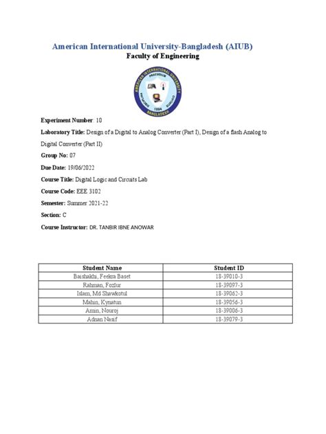 lab 10 pdf analog to digital converter digital to analog converter