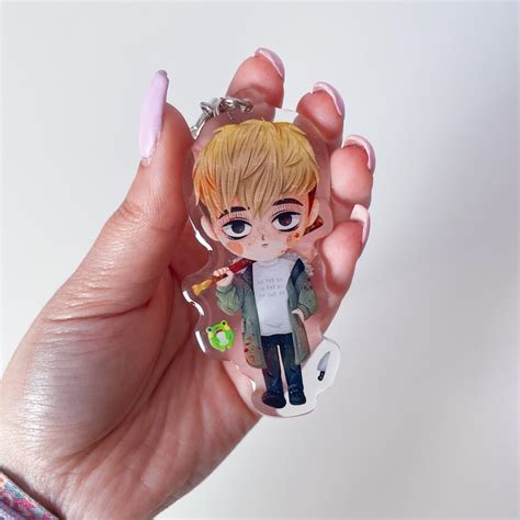 Sangwoo Oh Bum Yoon Killing Stalking Manhwa Manga Otaku Anime Yaoi Glitter Epoxy Acrylic