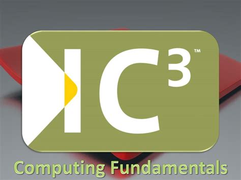 ppt computing fundamentals powerpoint presentation free download