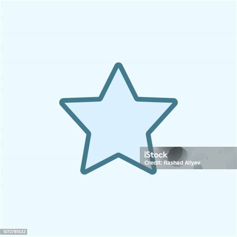 5지적 스타 필드 개요 아이콘입니다 2 색상 간단한 아이콘의 요소입니다 웹사이트 디자인 및 개발 응용 프로그램 개발에 대 한