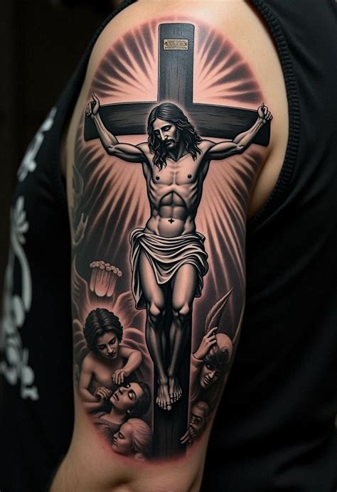 Jesus On Cross Tattoo Ideas
