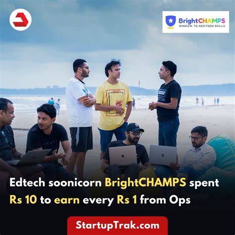 Startuptrak On Linkedin Edtech Brightchamps Revenue Standalone Education Onlinelearning